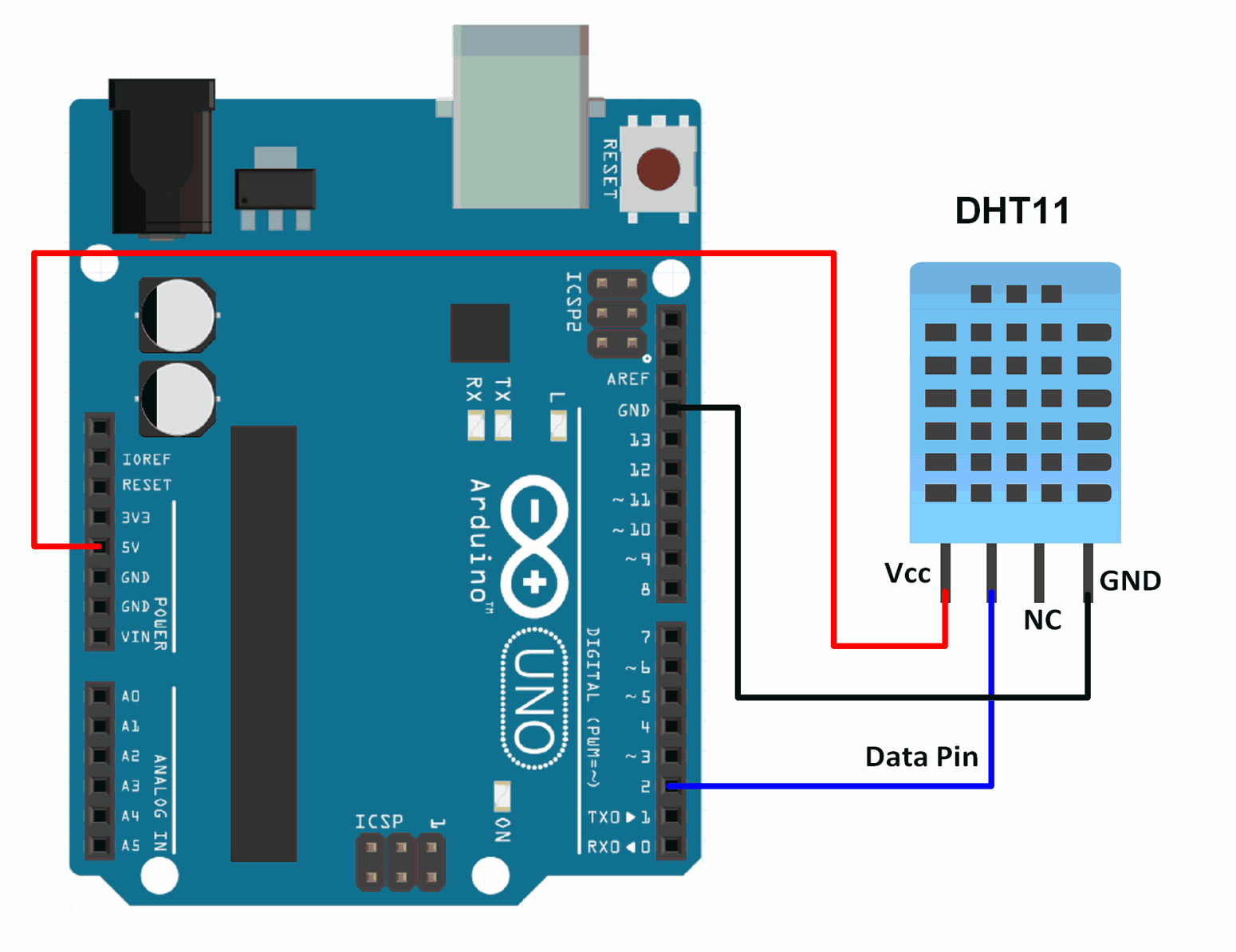 Temperature Humidity Sensor Module Dht11