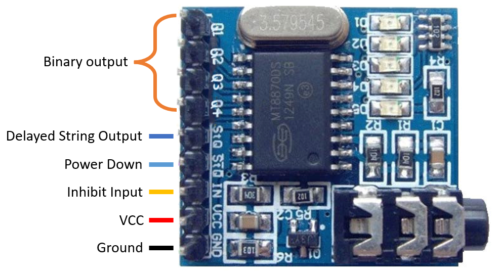 MT8870 DTMF Decoder Complete Guide | Sensors and Modules