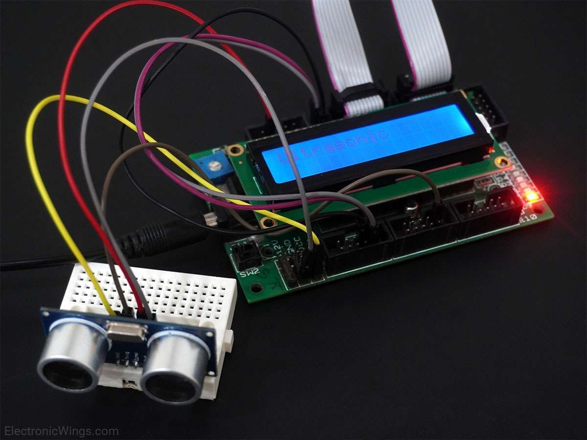 Ultrasonic Module HC-SR04 interfacing with AVR ATmega16/ATmega32