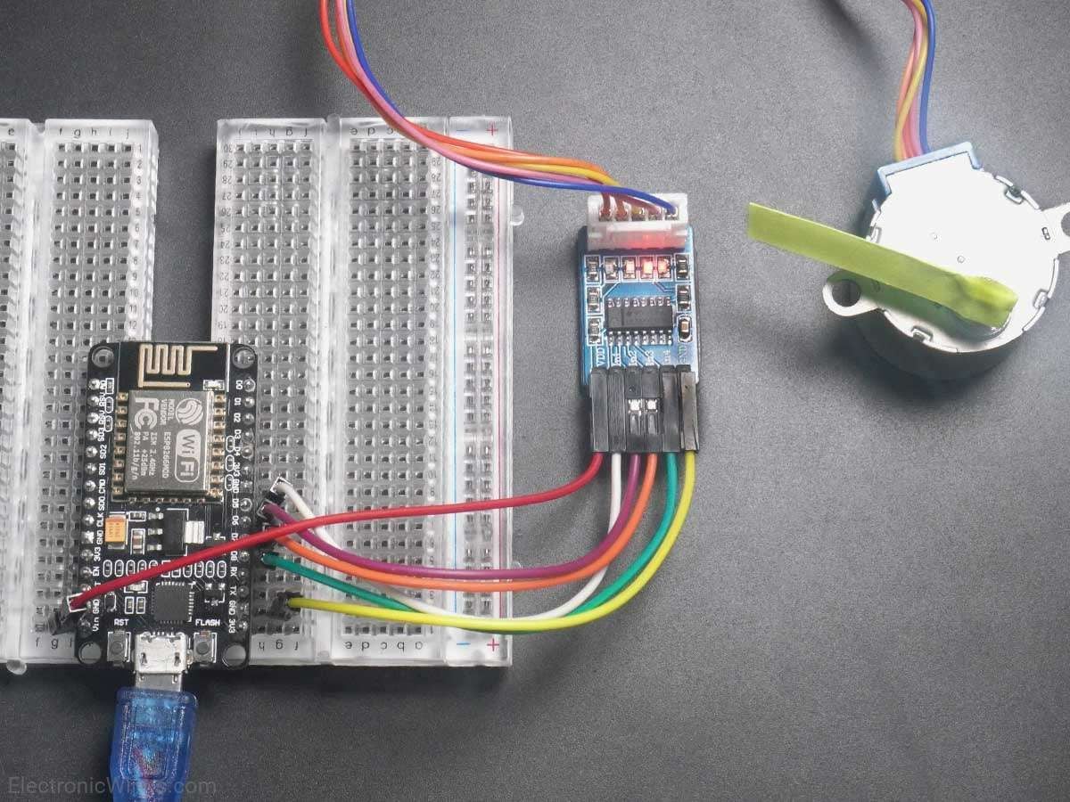 Stepper Motor Interfacing with NodeMCU | NodeMCU