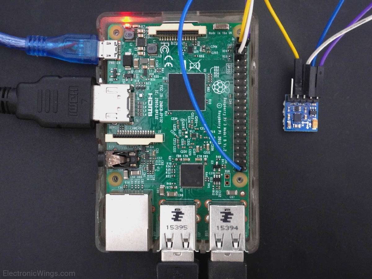 Triple Axis Magnetometer HMC5883L Interfacing with Raspberry Pi