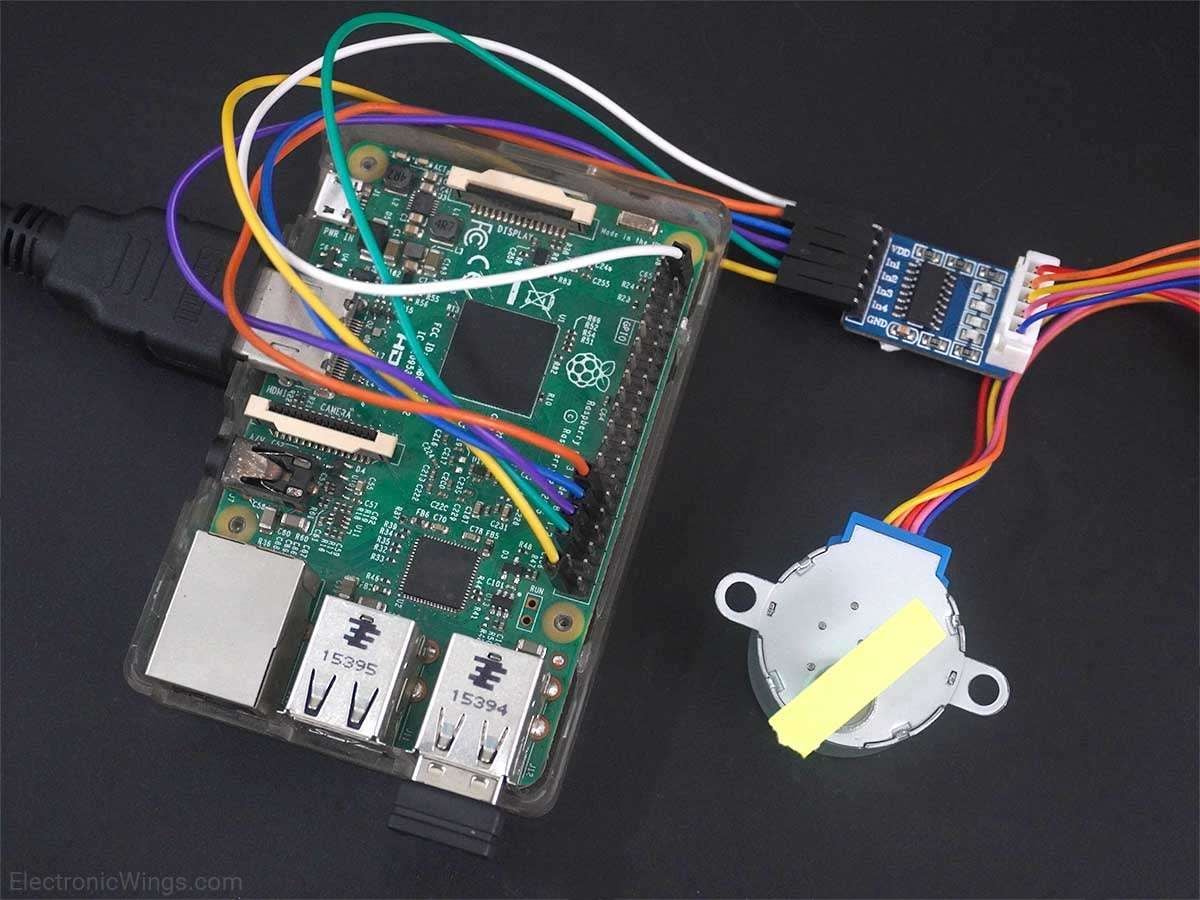Stepper Motor Interfacing with Raspberry Pi | Raspberry Pi