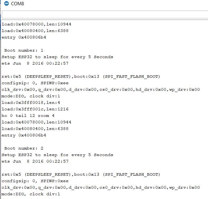 ESP32 Deep Sleep Mode | ESP32