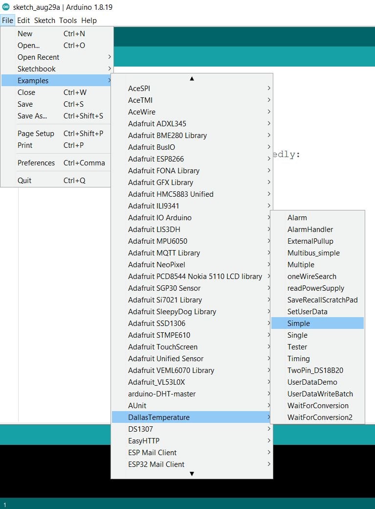 DS18B20 Sensor Interfacing with ESP32 | ESP32