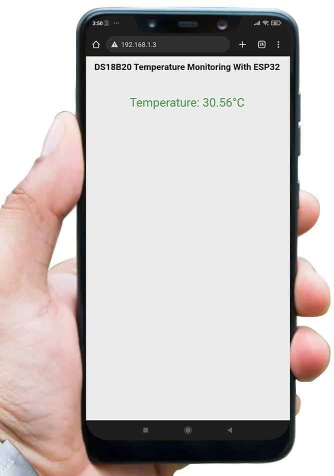 DS18B20 Sensor Interfacing with ESP32 | ESP32
