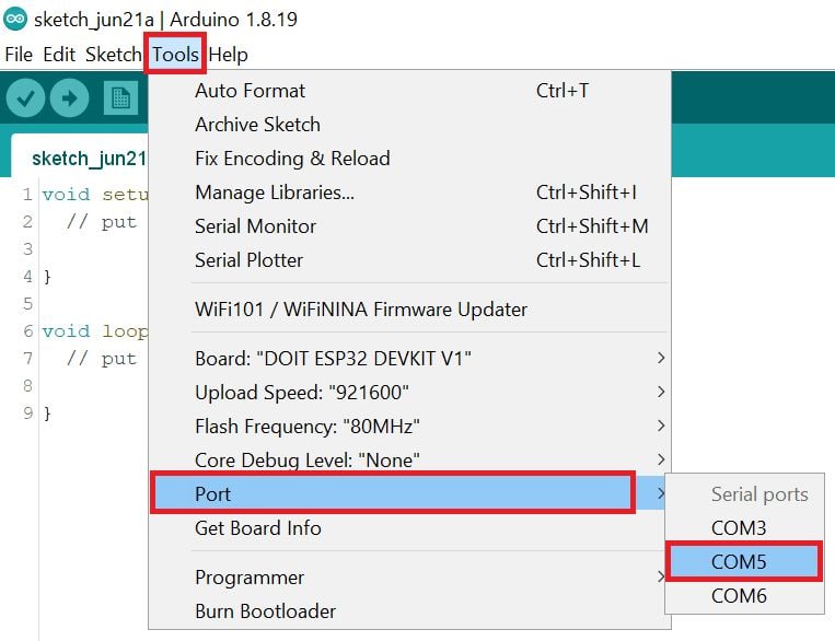 Getting started with ESP32 | ESP32