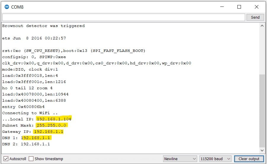 ESP32 Setting Static IP Address | ESP32