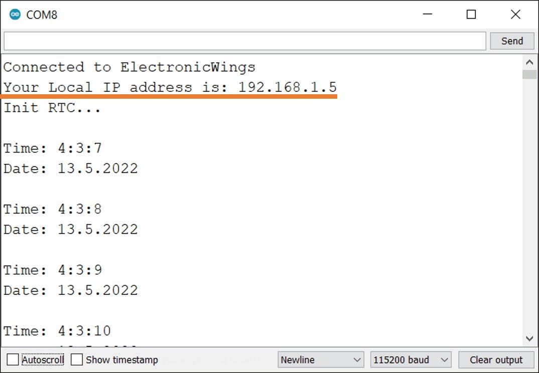 RTC DS1307 Interfacing with ESP32 | ESP32