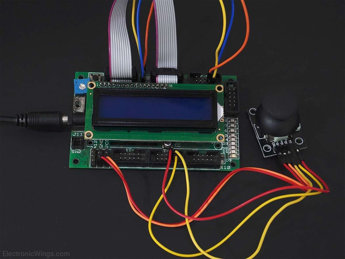 Analog Joystick interface with AVR ATmega16/ATmega32 | AVR ATmega..