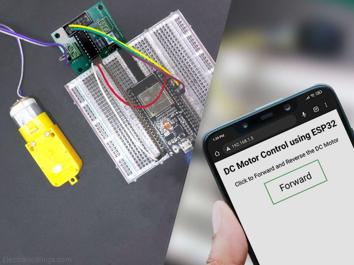 DC Motor Interfacing with ESP32 | ESP32