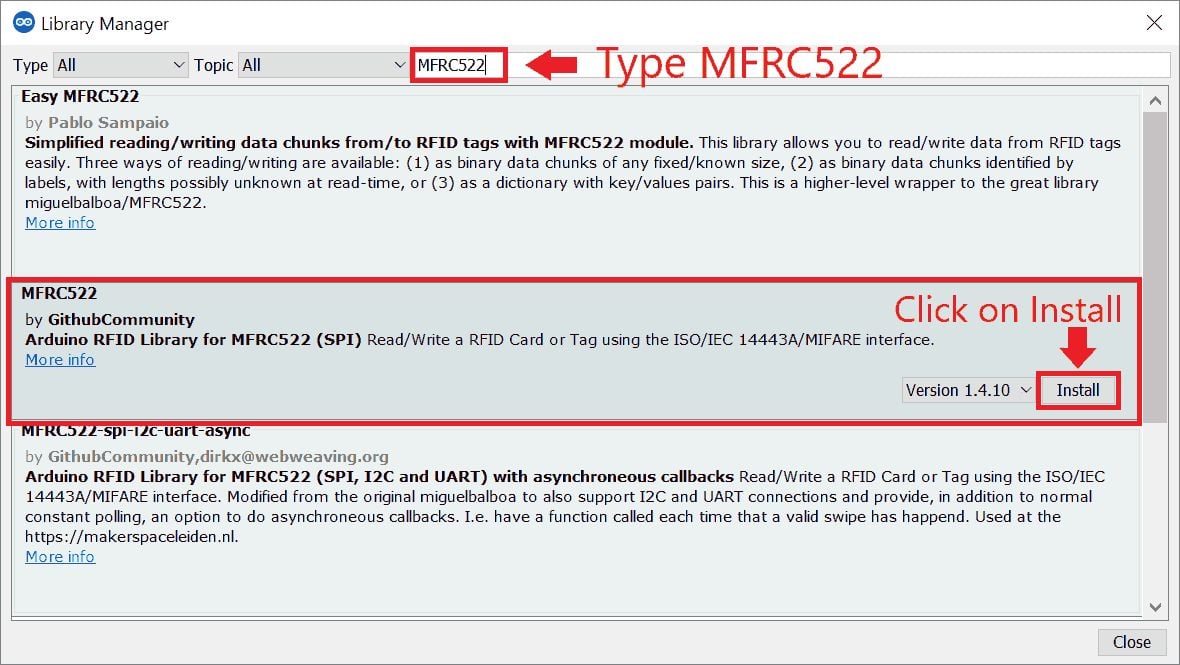 RFID RC522 Interfacing with ESP32 | ESP32