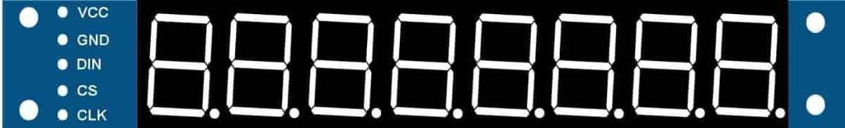 MAX7219 7-Segment Display Interfacing with ESP32 | ESP32