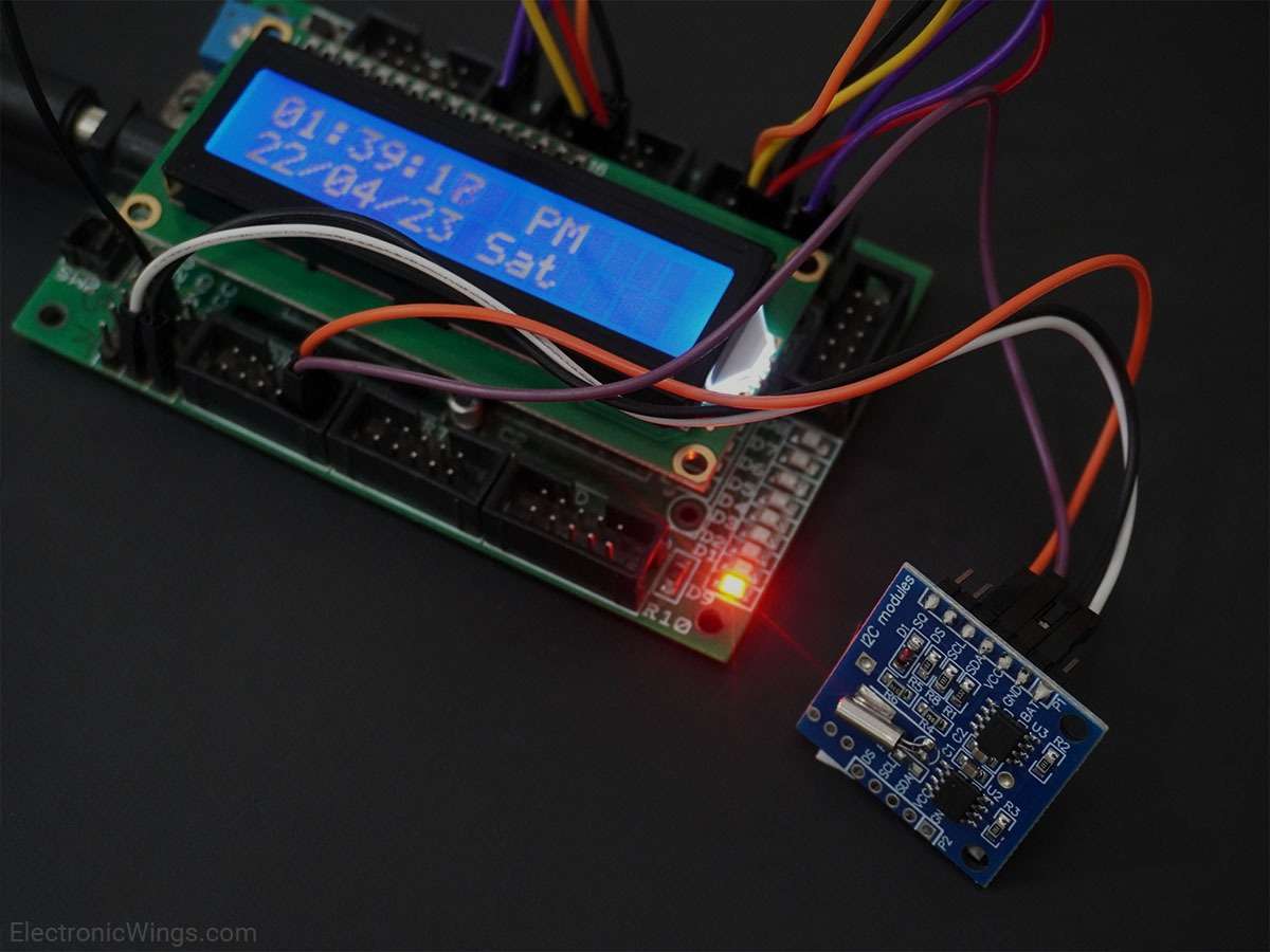 Real Time Clock RTC DS1307 interfacing with AVR ATmega16/ATmega32..