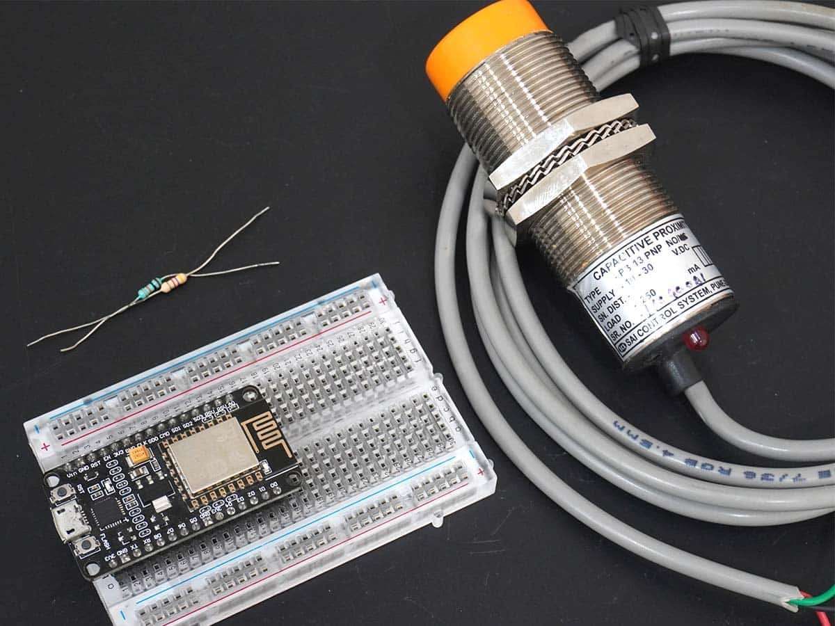 Capacitive Proximity Sensor Interfacing with NodeMCU | NodeMCU