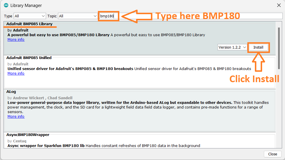 BMP180 Barometer Sensor Interfacing with ESP32 | ESP32