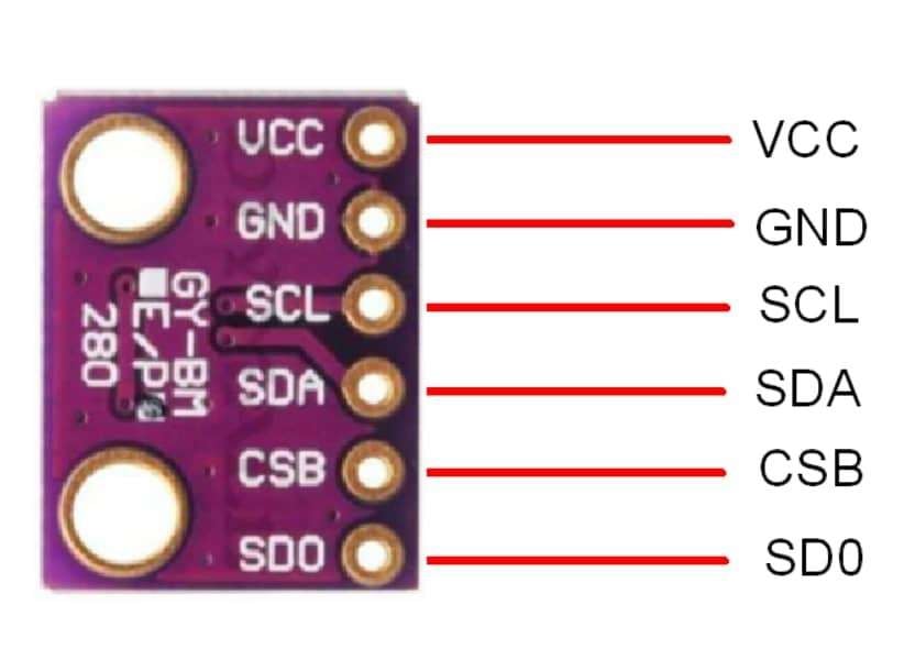 BMP280 Barometer Sensor Interfacing with NodeMCU | NodeMCU
