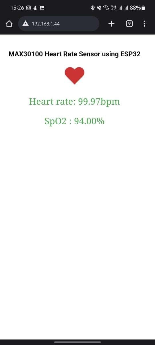 MAX30100 Pulse Oximeter Interfacing with ESP32 | ESP32