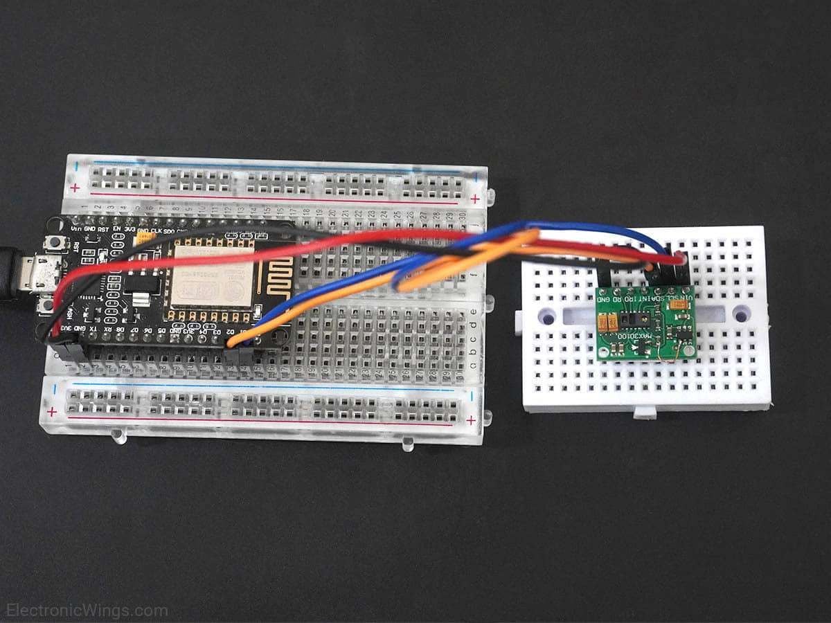 MAX30100 Pulse Oximeter Interfacing with NodeMCU | NodeMCU
