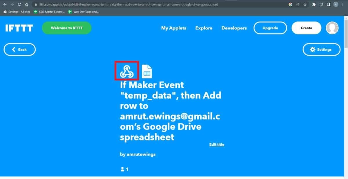 ESP32 Publish Sensor Readings on Google Sheets. | ESP32