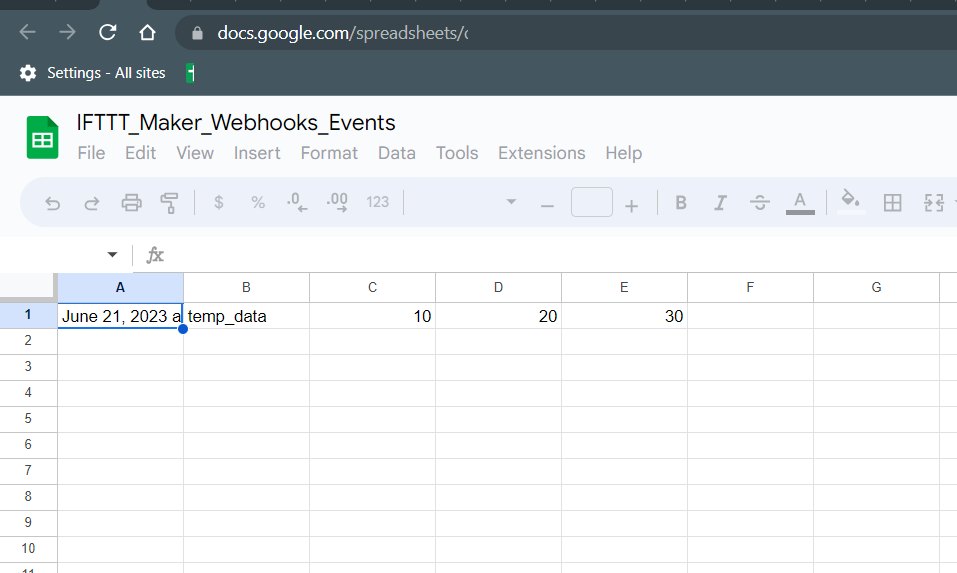 ESP32 Publish Sensor Readings on Google Sheets. | ESP32