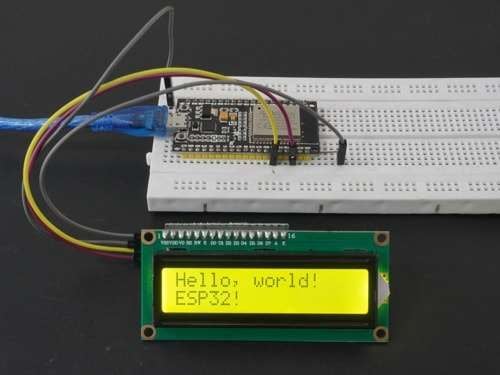 LCD16x2 (I2C) Interfacing with ESP32 | ESP32