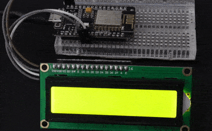LCD16x2 (I2C Module) Interfacing with NodeMCU | NodeMCU