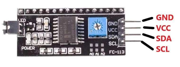 LCD16x2 (I2C Module) Interfacing with NodeMCU | NodeMCU