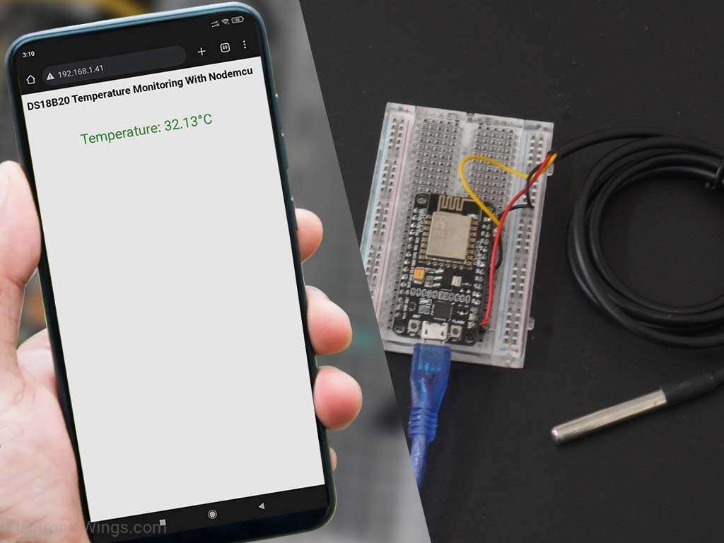 DS18B20 Sensor Interfacing with Nodemcu | NodeMCU