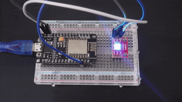 WS2812 RGB LED with Color Picker via Nodemcu Web Server | NodeMCU