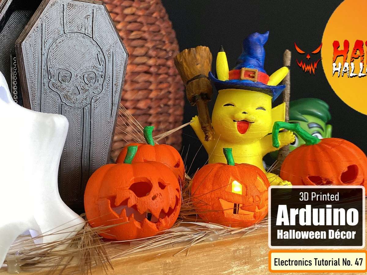 3D Printed Arduino Halloween Decor | project