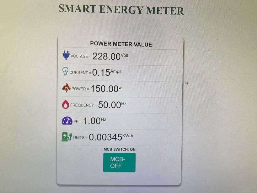 IOT BASED ENERGY MONITORING SYSTEM USING ESP8266 | project