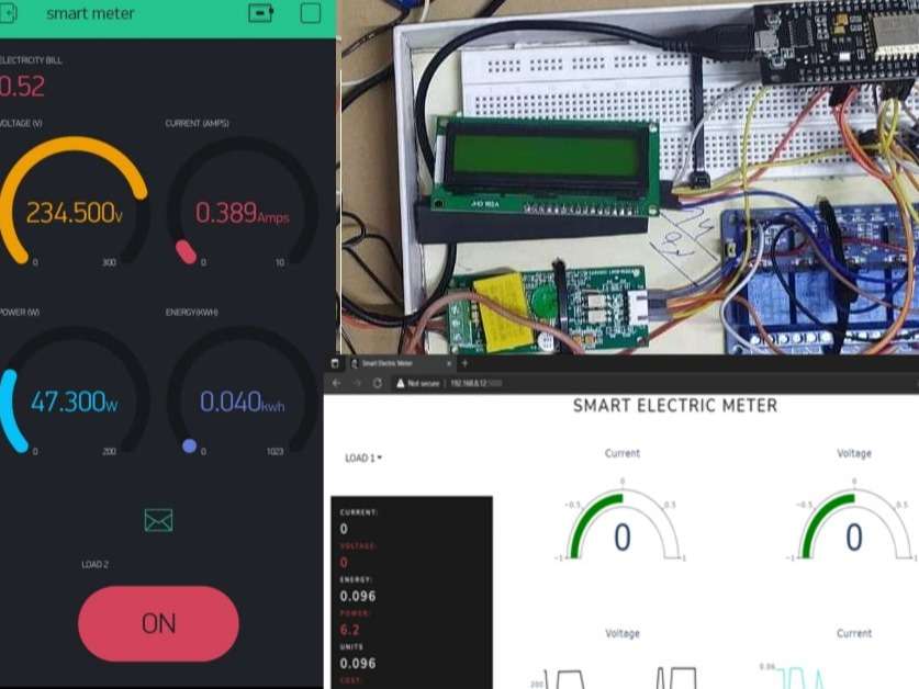 Iot based Smart Energy Meter and Management System | project