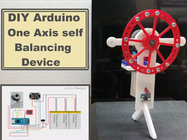 DIY Aduino One Axis Self Balancing Device | project