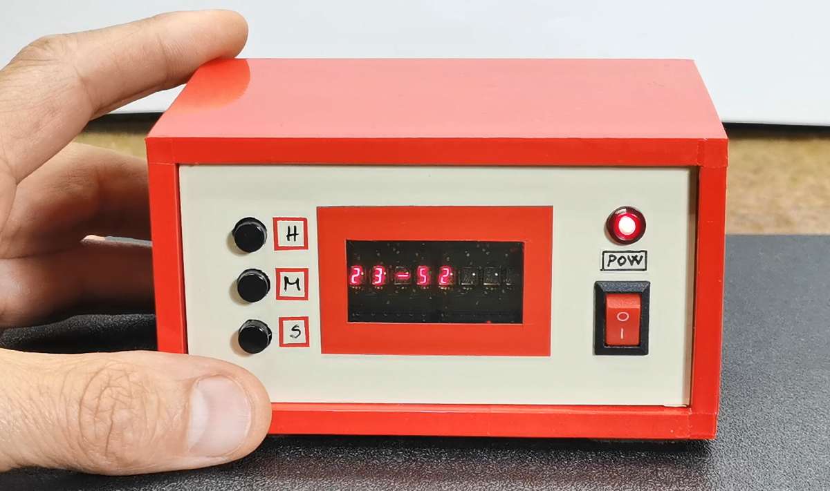 Arduino HPDL1414 Retro Clock with Set and Alarm Functions | proje..