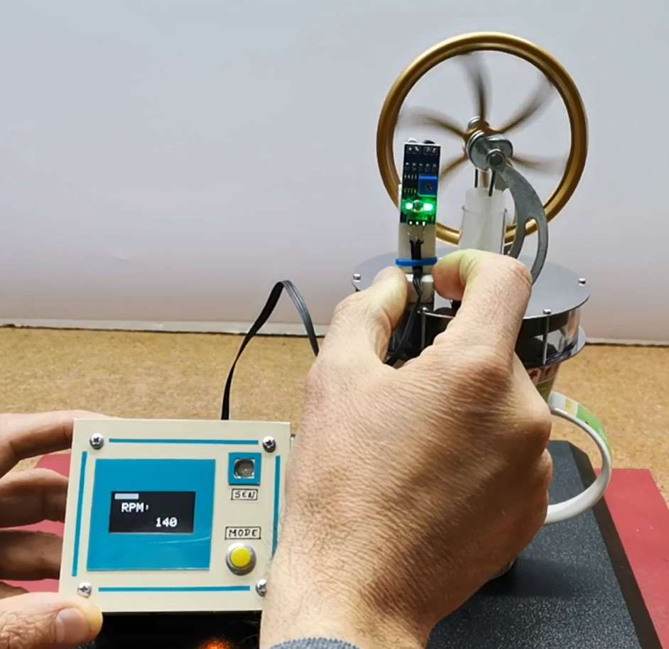 Arduino Tachometer (RPM meter) with IR sensor module | project