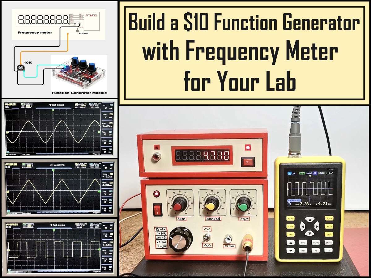 Build a Function Generator with Frequency Meter for Your Lab | pr..