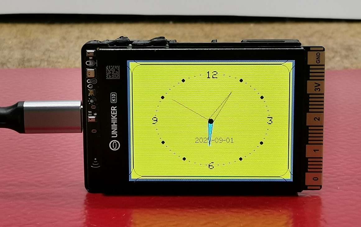 Making a Retro Analog NTP Clock with Unihiker K10 - Arduino IDE T..