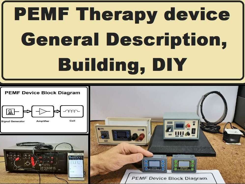 PEMF Therapy device - experiments general description building in..