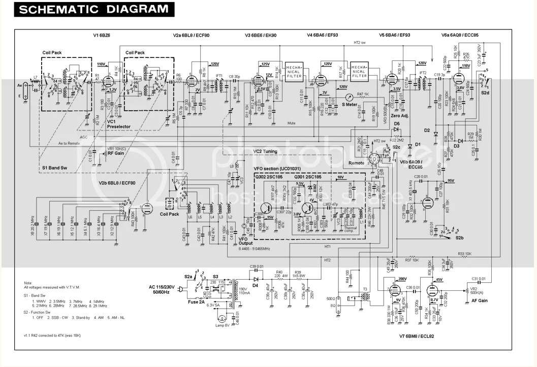 Short review of Trio JR500S ham radio receiver and comparision wi..