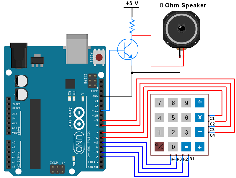 Piano using Arduino | project