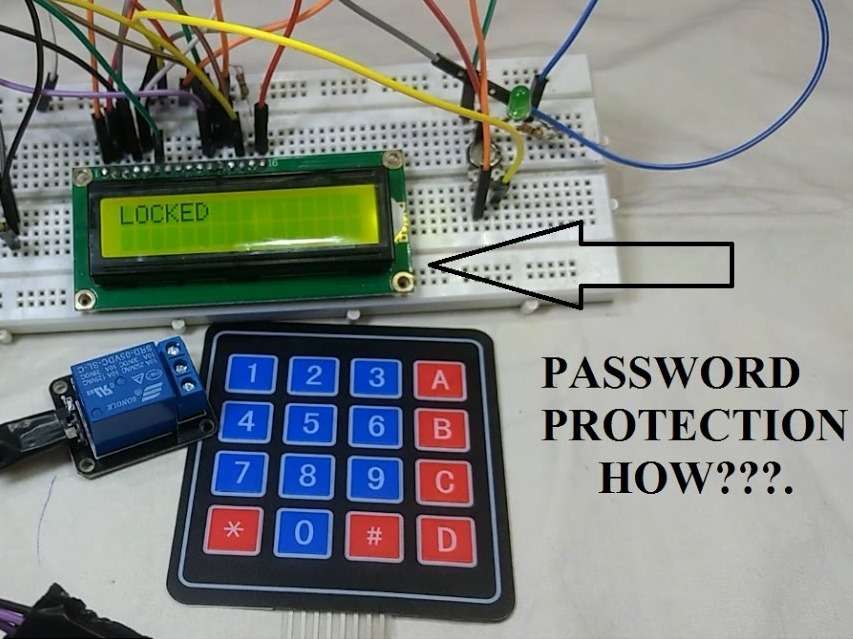 Password Based Door Lock System Project