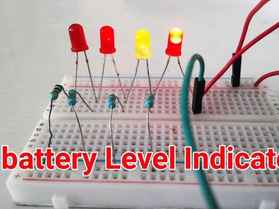 Battery level indicator | project