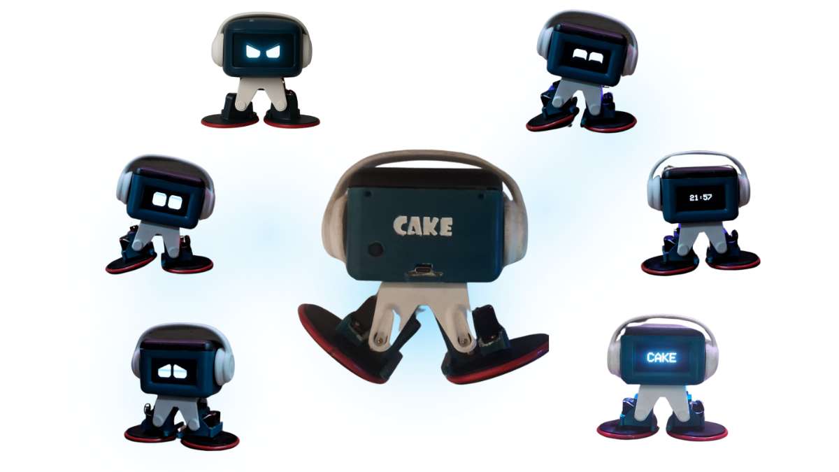 CAKE-ESP32 POWERED COMPANION ROBOT | project