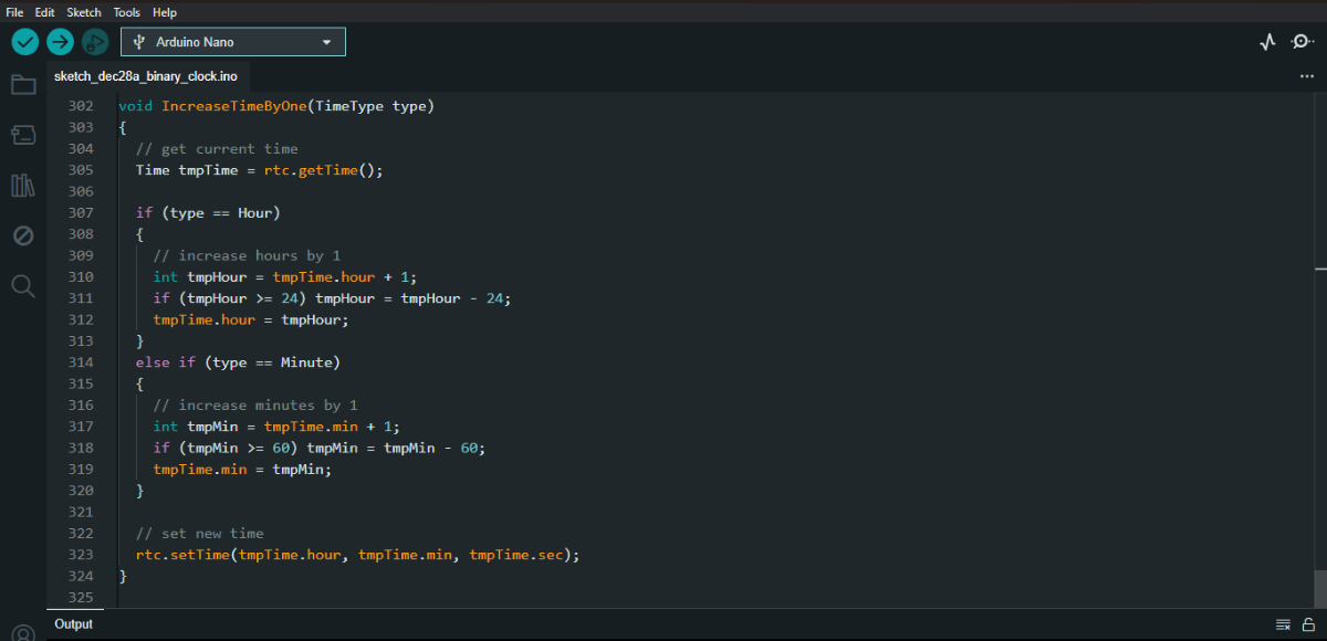 Binary Clock | project
